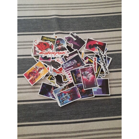 Other | Cyberpunk 5pc Cyberpunk 2077 Stickers Decal Vinyl Adhesive ...